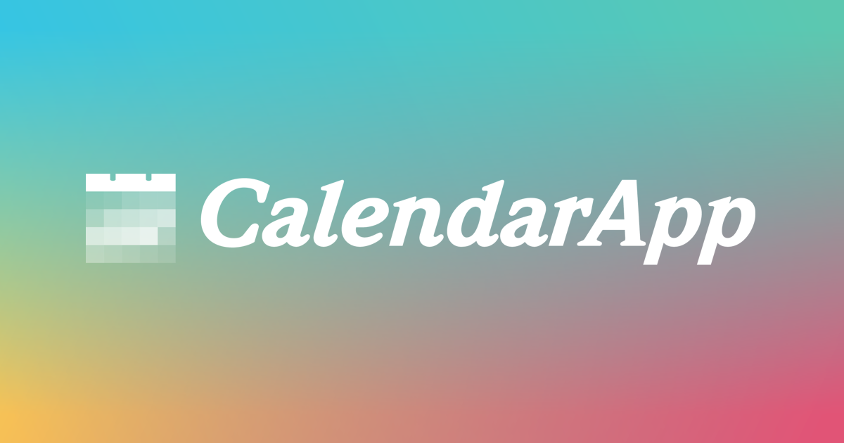 CalendarApp for your website CMS